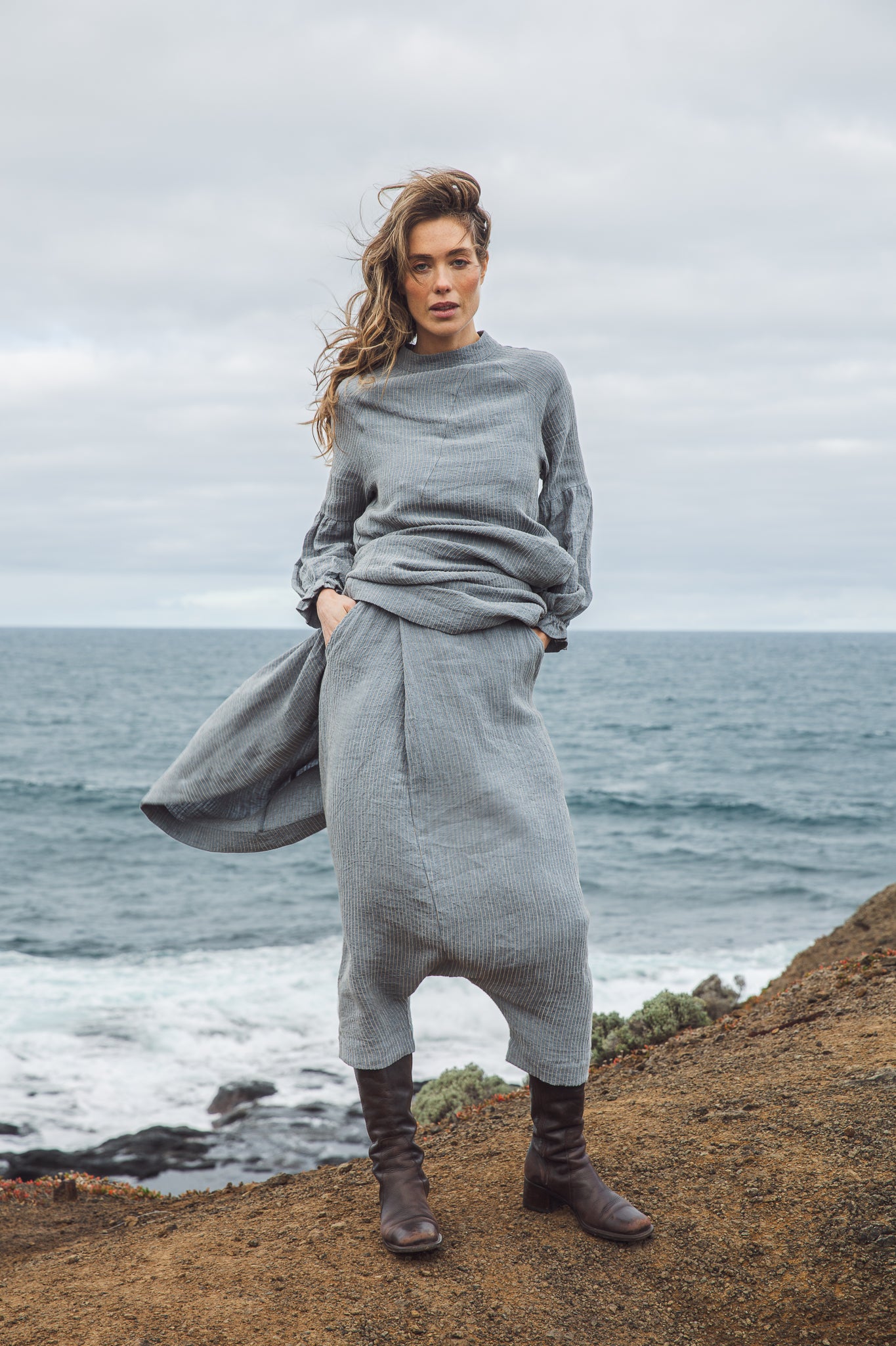 Koi Pant | Dutch Blue Stripe